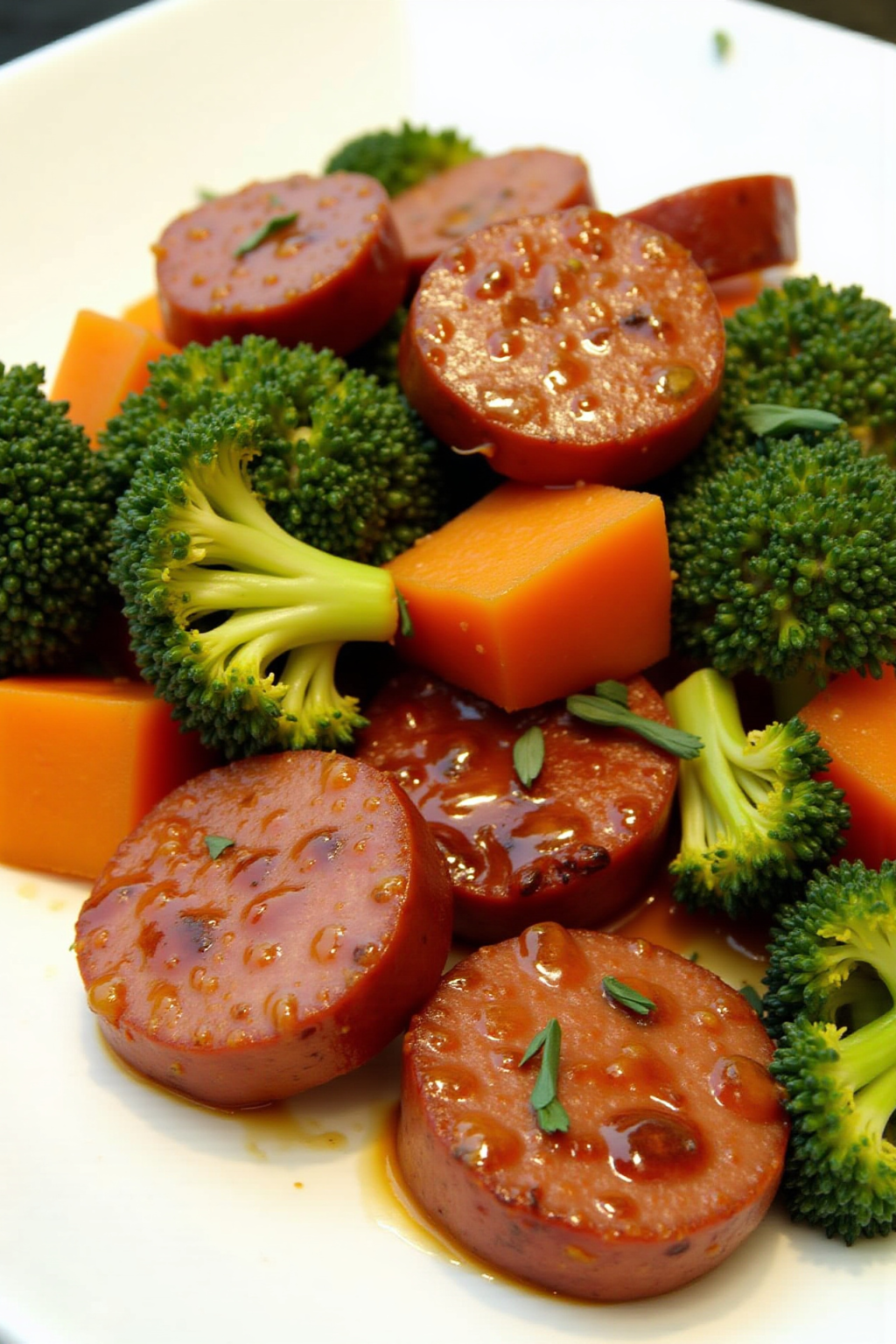 Honey Garlic Sheet Pan Sausage & Veggie Bake: An Effortless Flavor ...